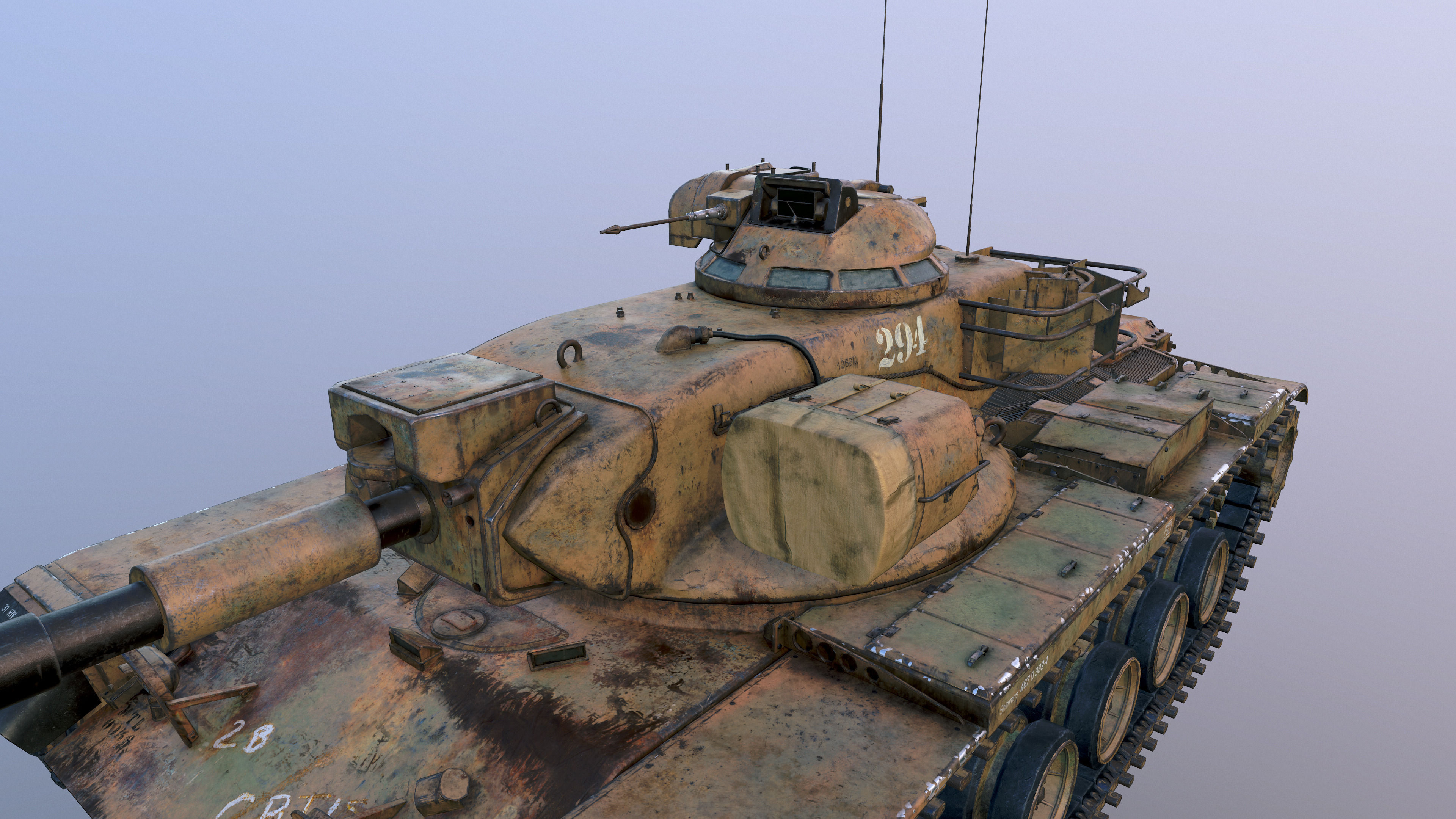 Tank M60A2 3D Model Game ready - CGTrader.com