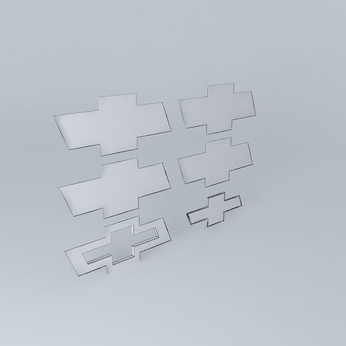 Chevrolet Logos 3D model | CGTrader