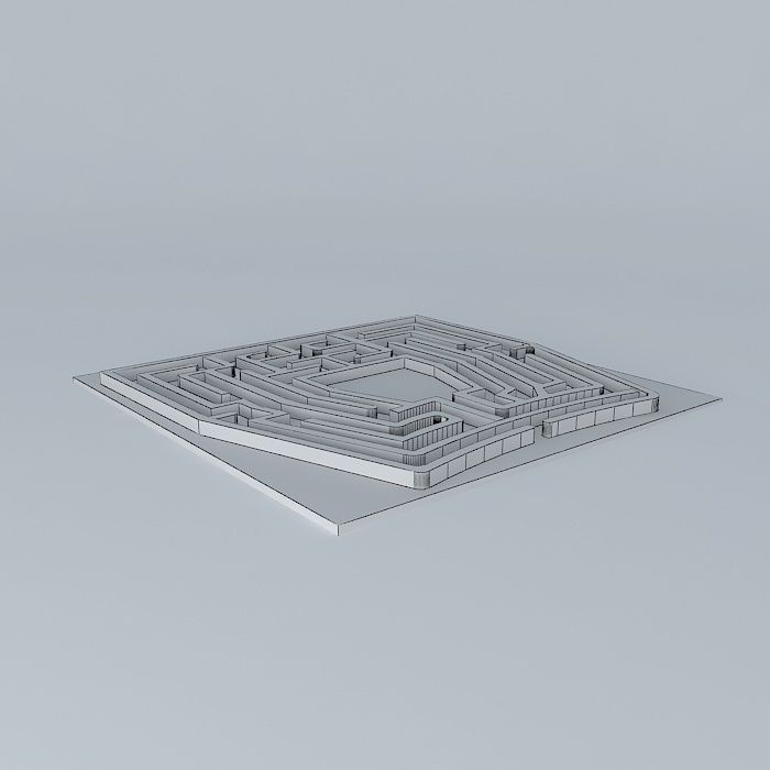 Labyrinth Maze Design at restored Governor Palace in Williams... free ...