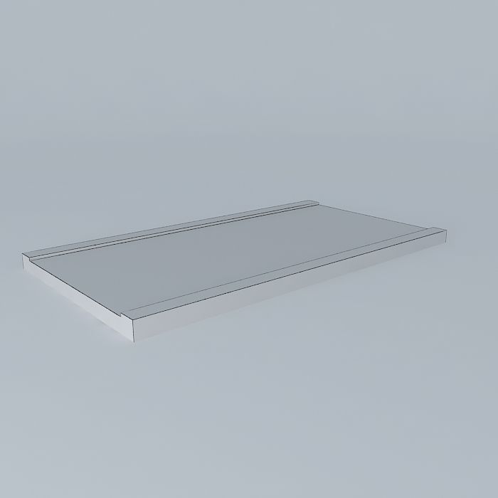 Footpath metal plate 3D model | CGTrader