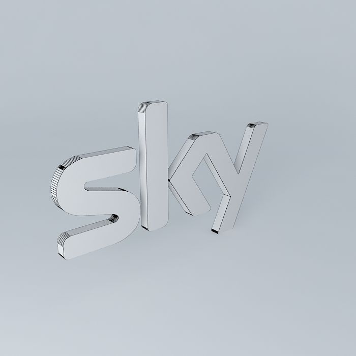 Sky Glass Logo 3D model | CGTrader