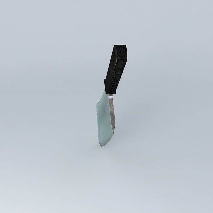 Butchers knife 3D model | CGTrader