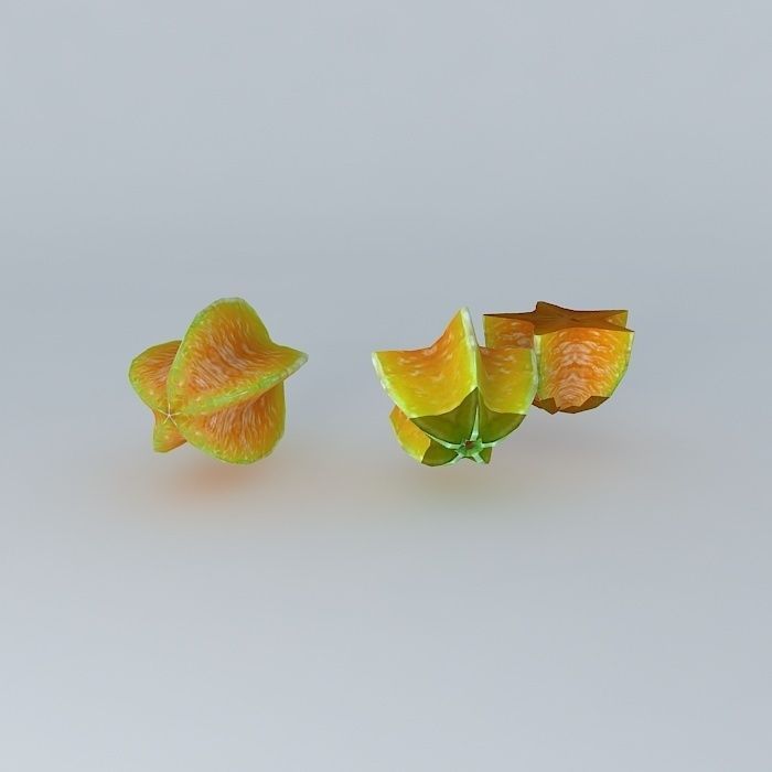 Star Fruit free 3D model | CGTrader