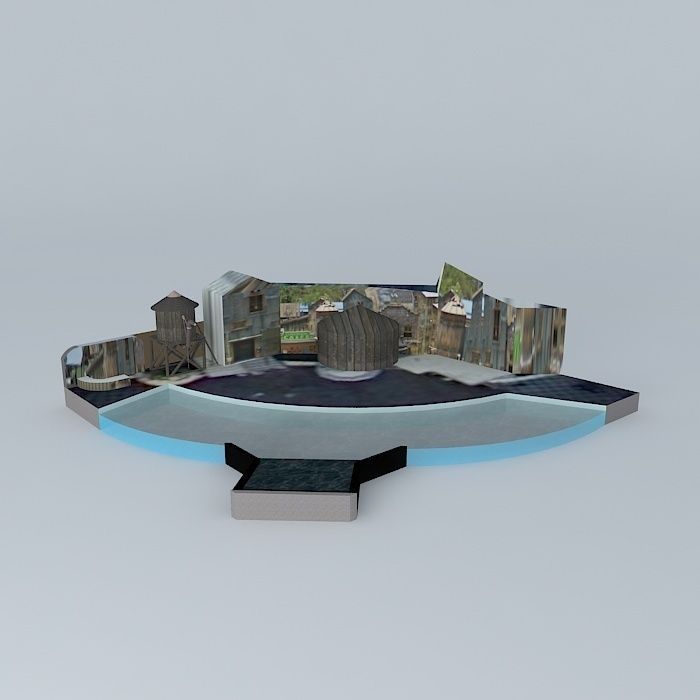 SeaWorld San Antonio - Seal Lion Stadium 3D model | CGTrader