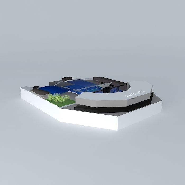 Sahmu Stadium - SeaWorld Orlando 3D model | CGTrader
