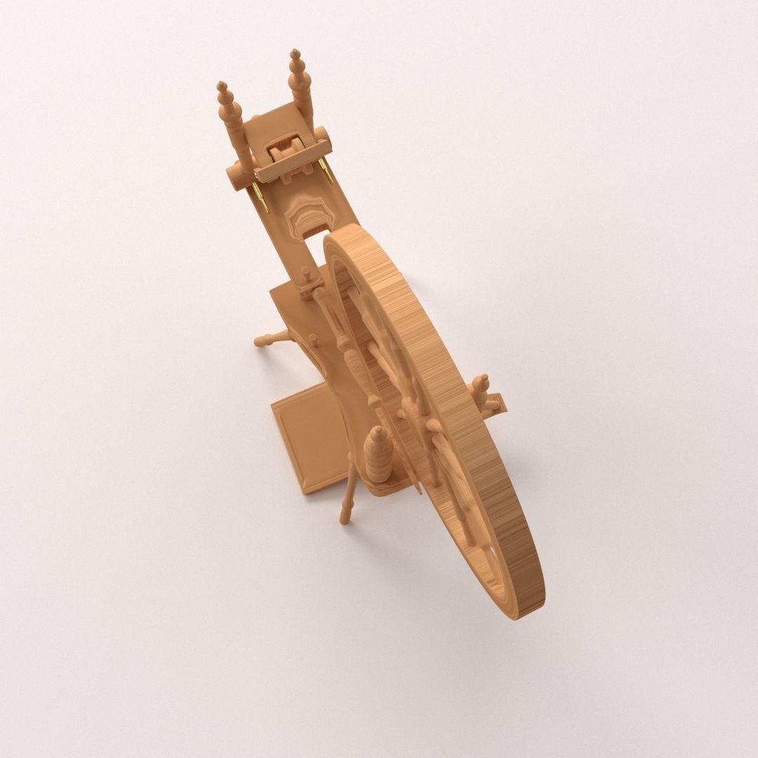 Spinning Wheel 3D model | CGTrader