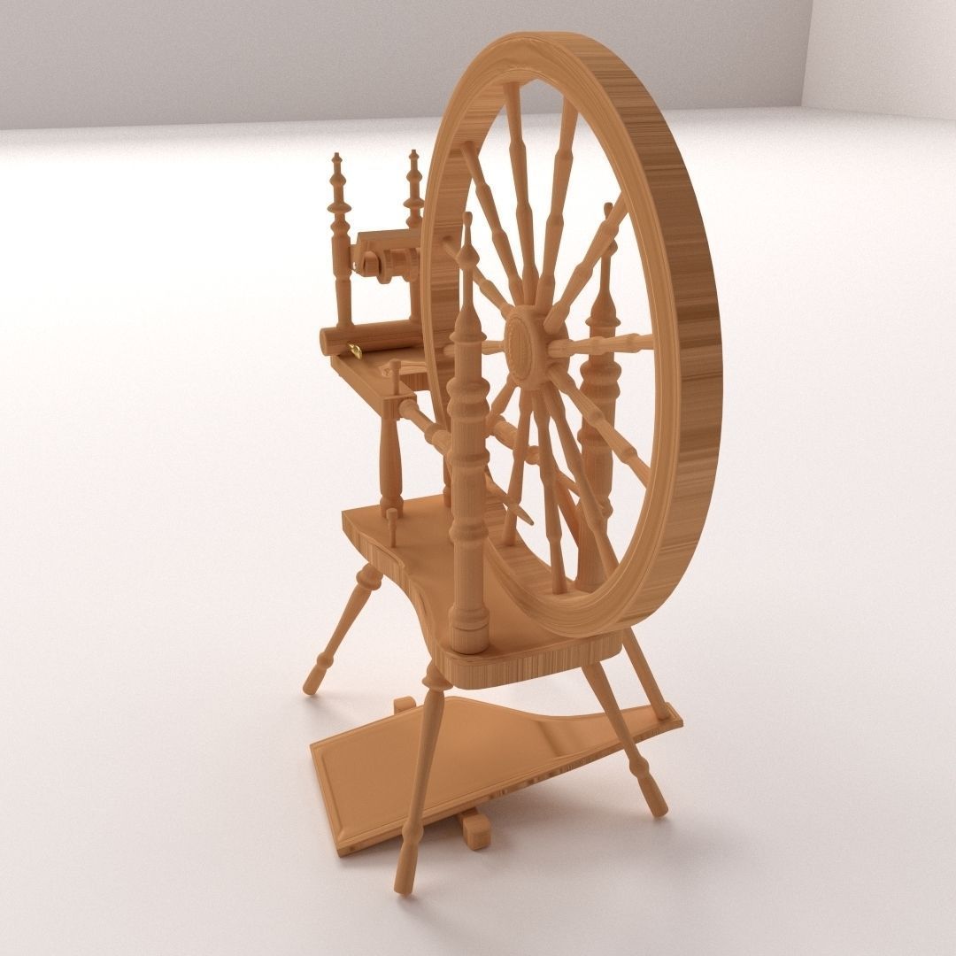 Spinning Wheel 3D model | CGTrader