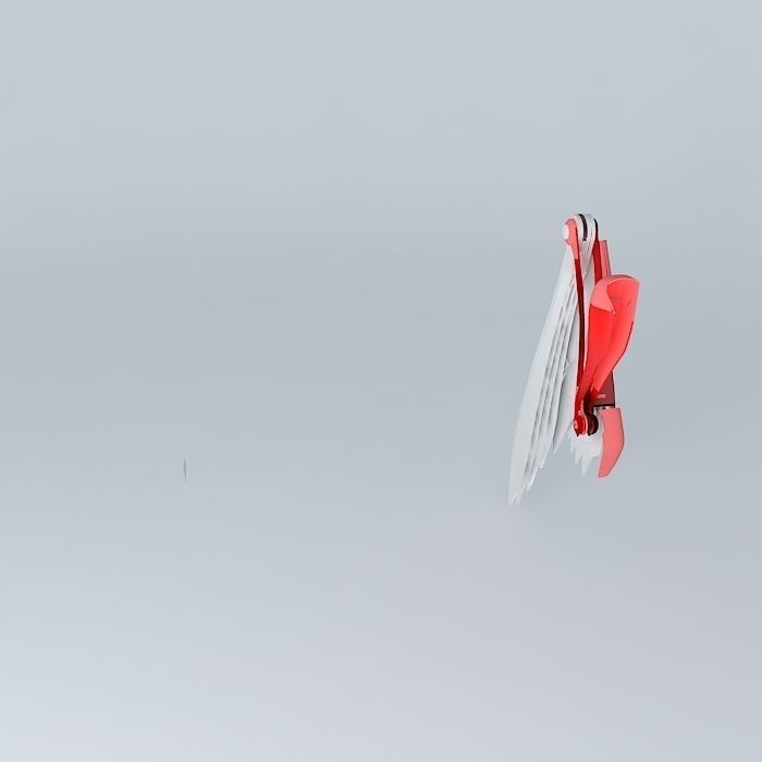 Robot wing with sketchyphysics free 3D model | CGTrader