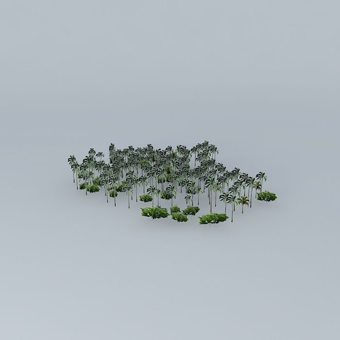 Coconut trees 26 Mangrove 03 Palmyra Island free 3D model | CGTrader