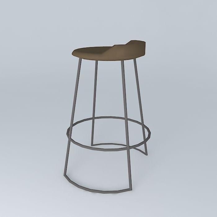 Bar stool 3D Model .max .obj .3ds .fbx .stl .dae - CGTrader.com