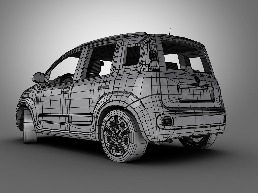 Fiat Panda 2013 3D model | CGTrader