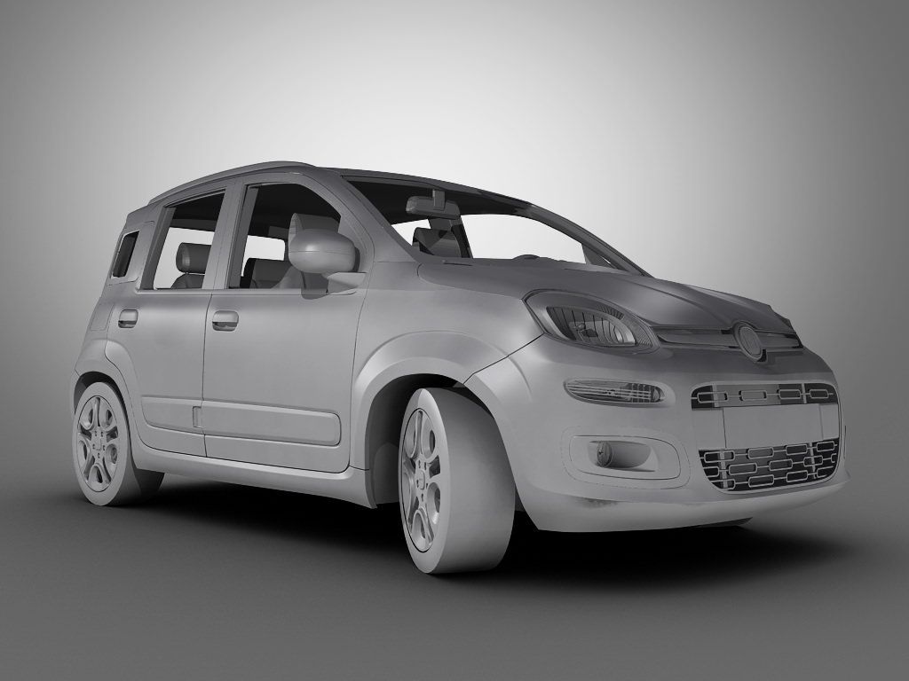 Fiat Panda 2013 3D model | CGTrader