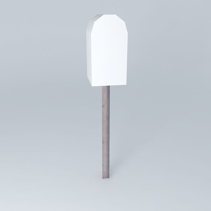 Small Australian Post Box free 3D model | CGTrader