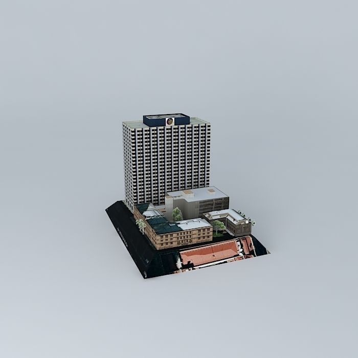 Executive Building free 3D model | CGTrader