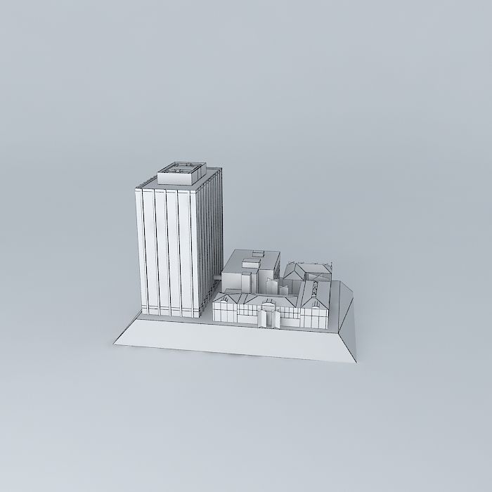 Executive Building free 3D model | CGTrader