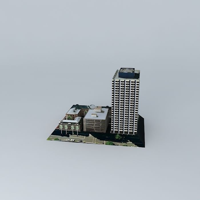 Executive Building free 3D model | CGTrader