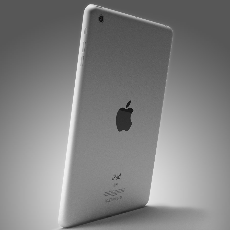 Apple iPad mini 3D model animated rigged | CGTrader