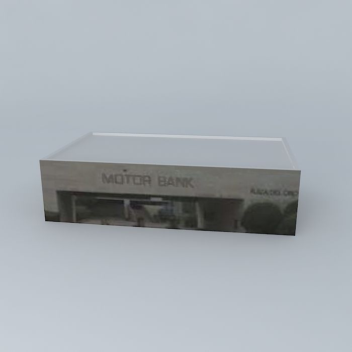 Motor Bank Old Spanish Trail Houston free 3D model | CGTrader