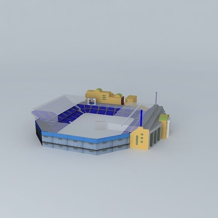 Stamford Bridge Stadium Chelsea FC free 3D model | CGTrader