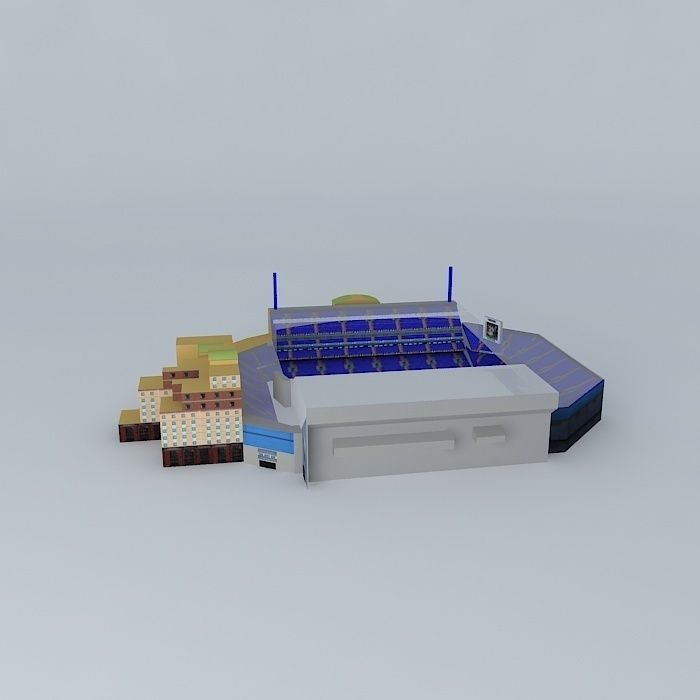 Stamford Bridge Stadium Chelsea FC free 3D model | CGTrader