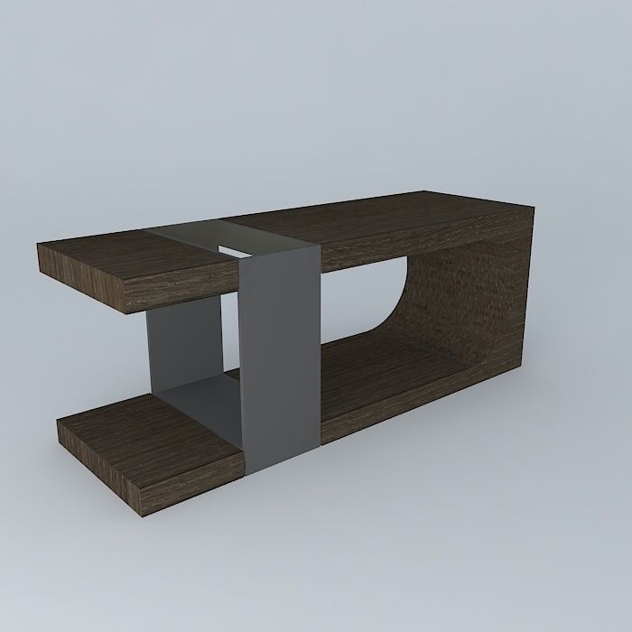 LUMA Strap Bench 3D model | CGTrader