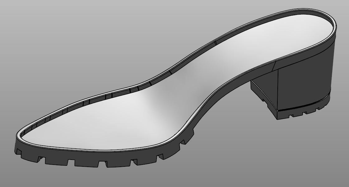 Model soles of women shoes 3D model 3D printable | CGTrader