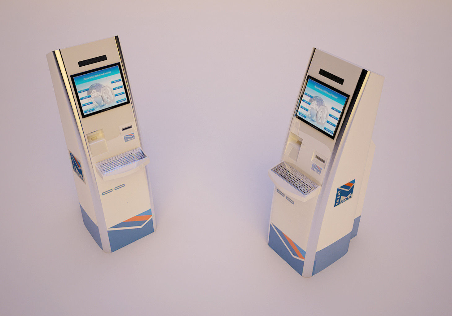 3D model self service atm machine VR / AR / low-poly | CGTrader