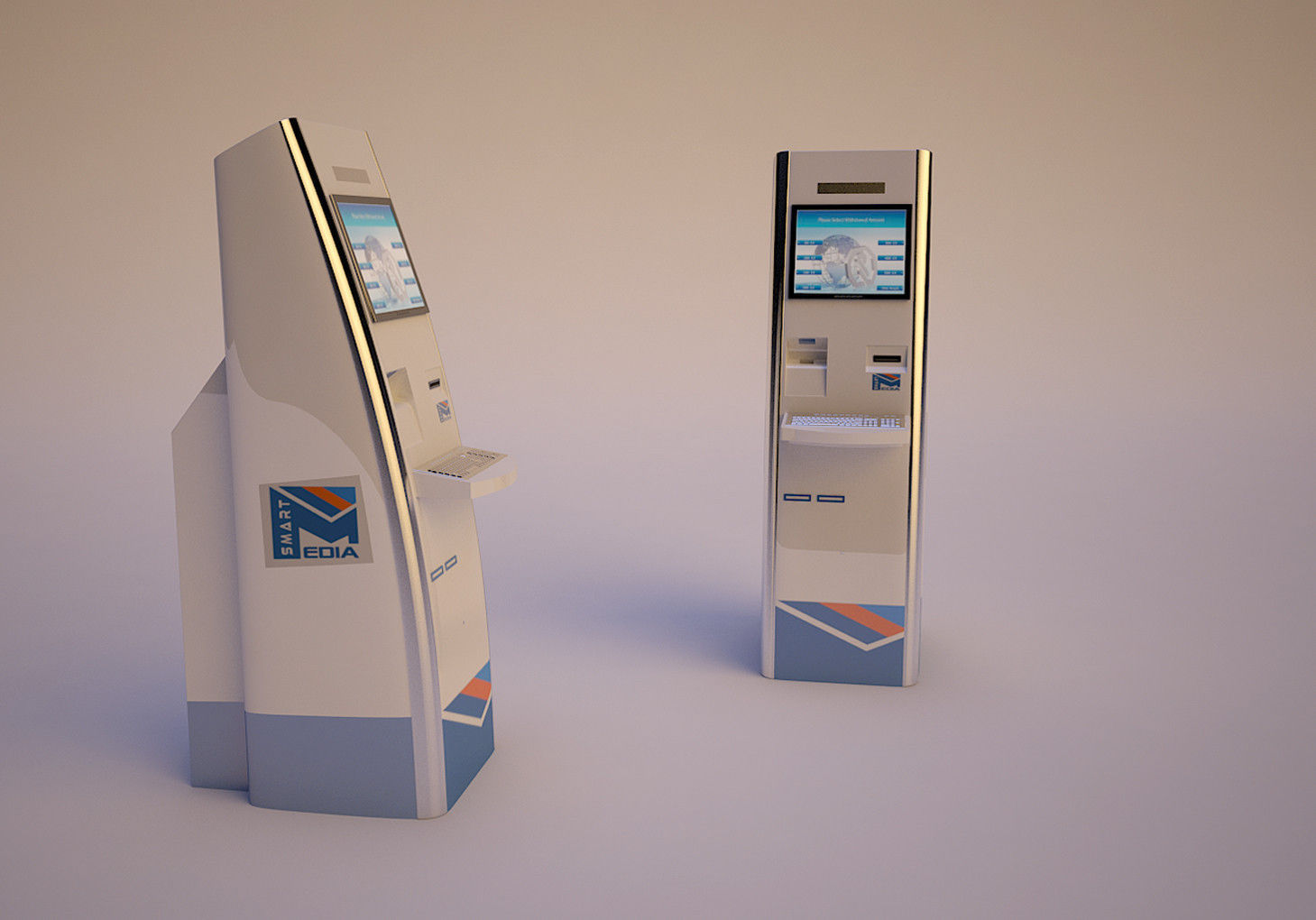 self service atm machine 3D Model Game ready .max .obj .fbx .ma .mb ...