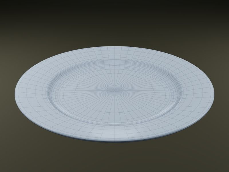 Dinner Plate free 3D model | CGTrader