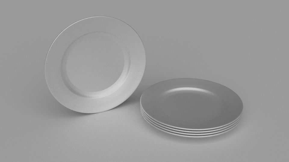 Dinner Plate free 3D model | CGTrader