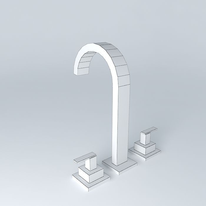 Bathroom faucet free 3D model | CGTrader