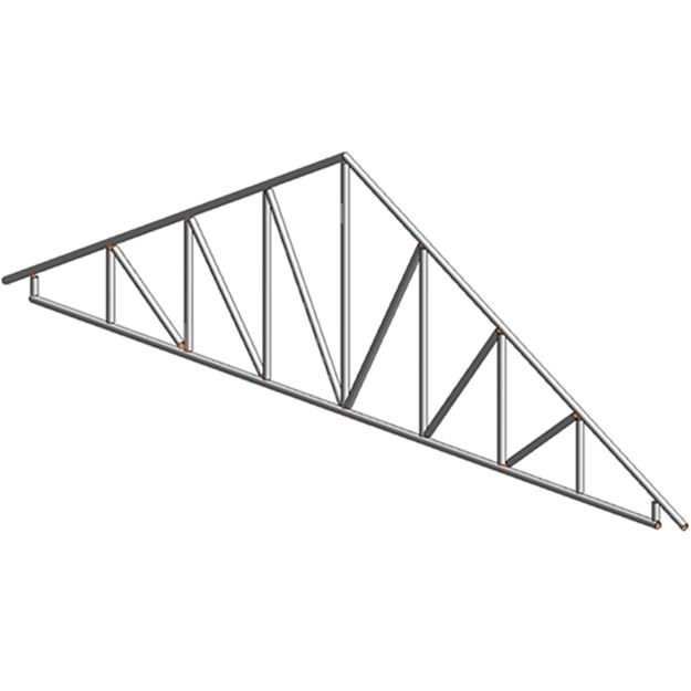 14 Common and Scissors Trusses with Heel 3D model | CGTrader