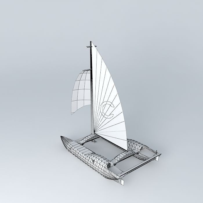 Double hull free 3D model | CGTrader