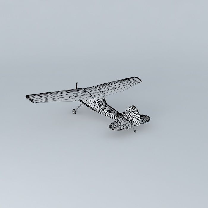 Cessna Bird Dog free 3D model | CGTrader