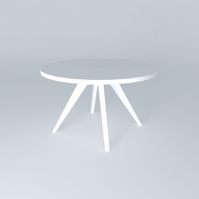 round table free 3D model | CGTrader