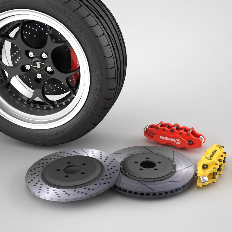 Wheel Schmidt VN line 3D model | CGTrader