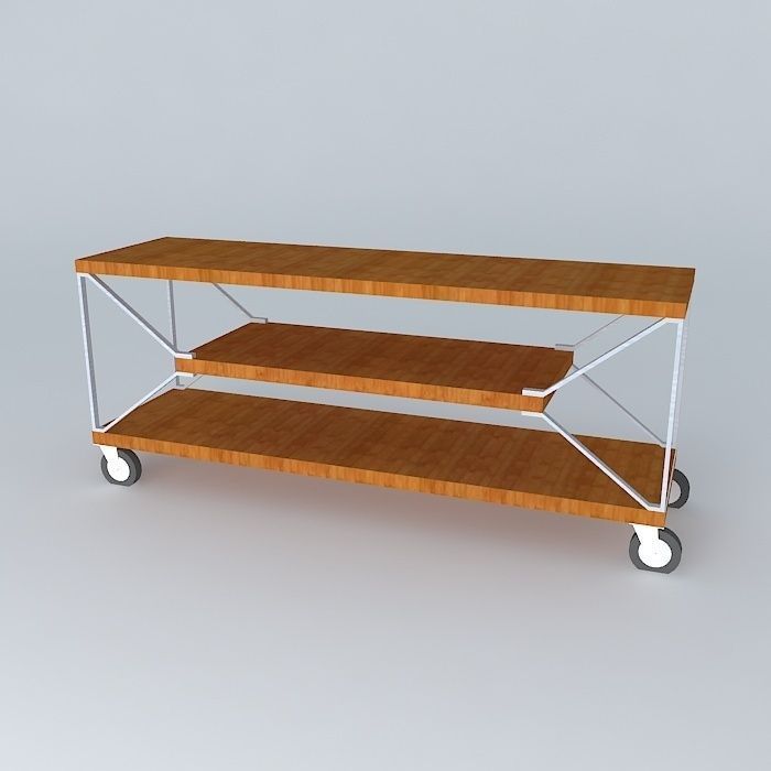 rack TV pequeno small TV rack free 3D model | CGTrader