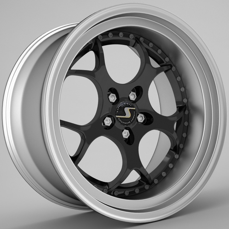 Schmidt wheel rims 2 3D model | CGTrader