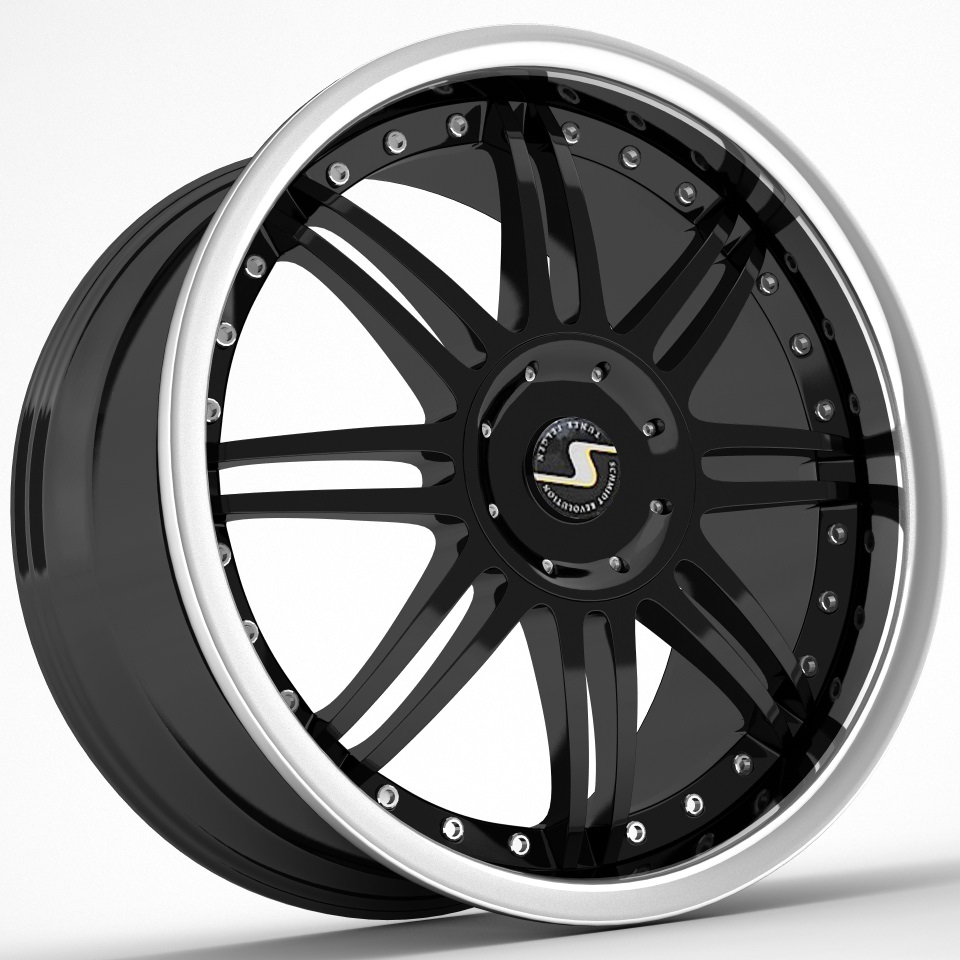Schmidt wheel rims 2 3D model | CGTrader
