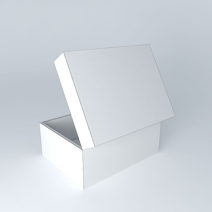 open box, open box free 3D model | CGTrader