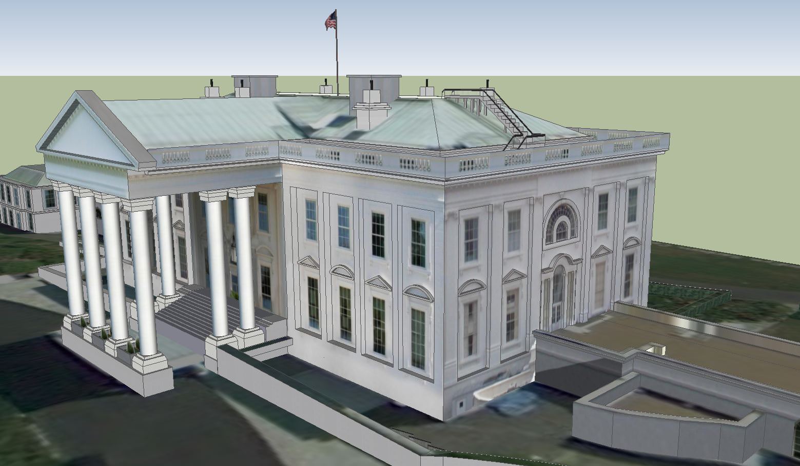 The White House 3D model | CGTrader