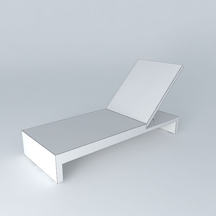 pool chair pool chair free 3D model | CGTrader
