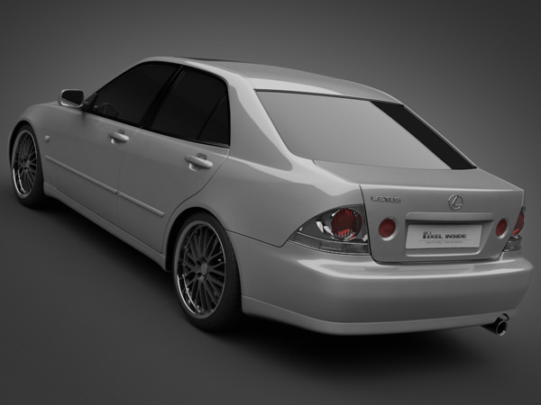 2005 Lexus IS200 3D model | CGTrader