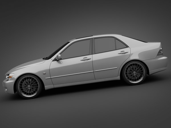 2005 Lexus IS200 3D model | CGTrader