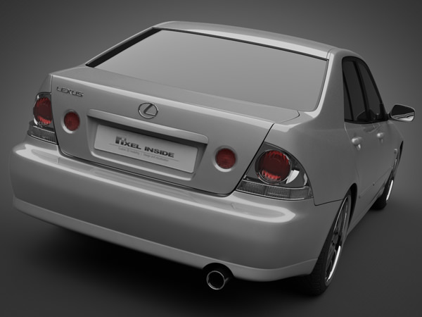 2005 Lexus IS200 3D model | CGTrader