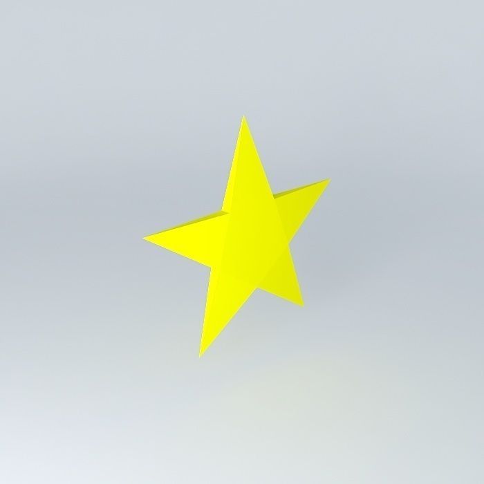 star star free 3D model | CGTrader