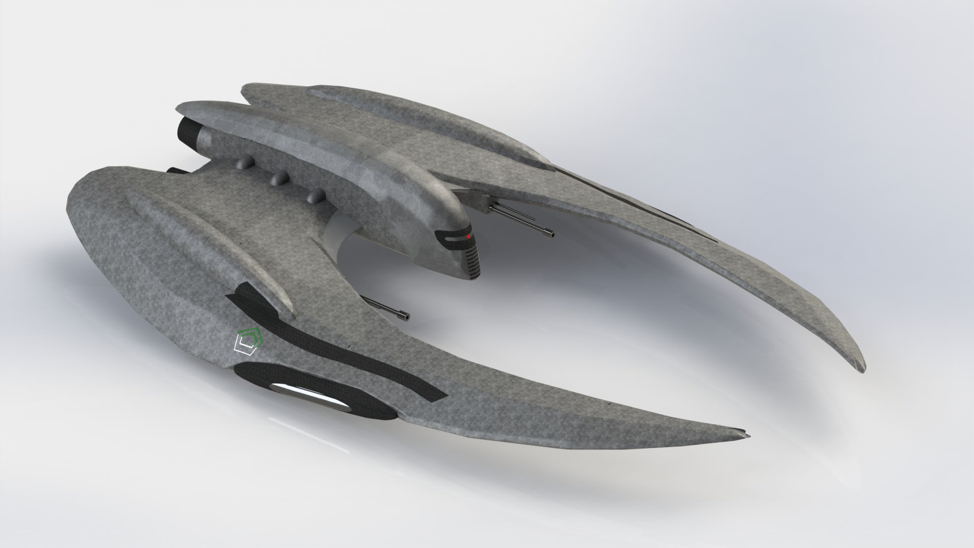 Cylon Raider from New Battlestar Galactica Series free 3D model | CGTrader