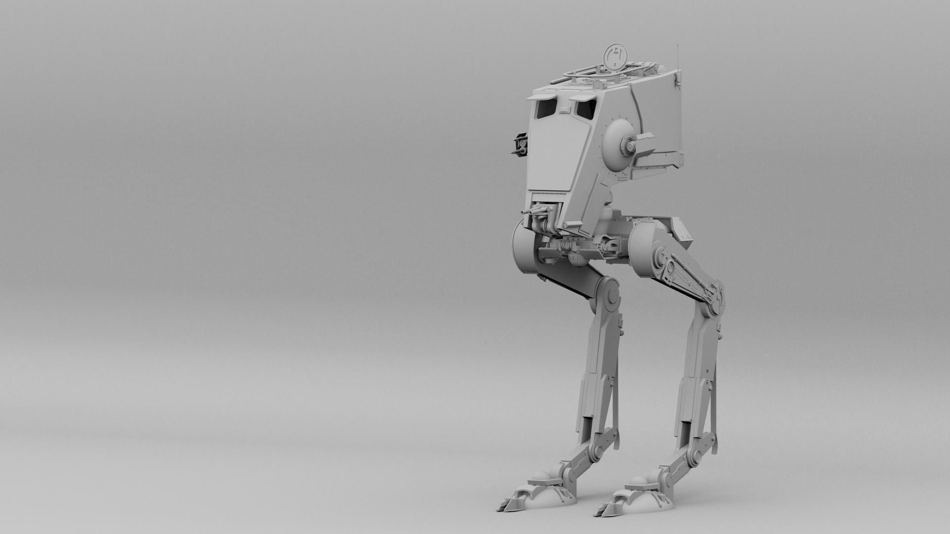 Command At St 3d Model Obj Fbx Ma Mb