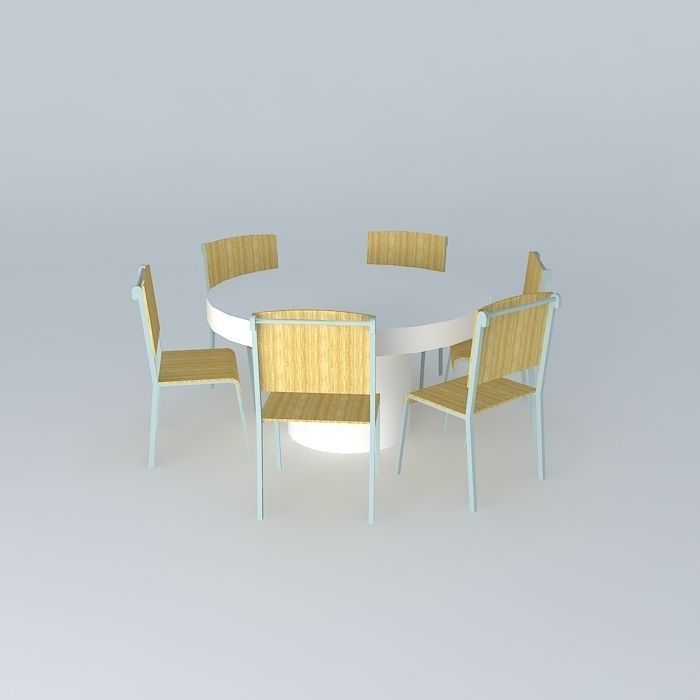 dinner table dining table free 3D model | CGTrader