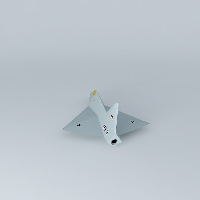 MBB Lampyridae german stealth fighter 3D model | CGTrader